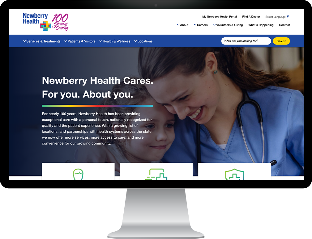 Newberry Health Website Redesign Project | DuBose Web